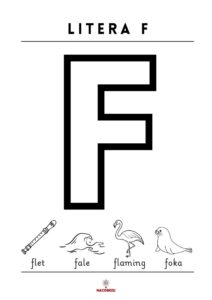 Alfabet do kolorowania dla dzieci