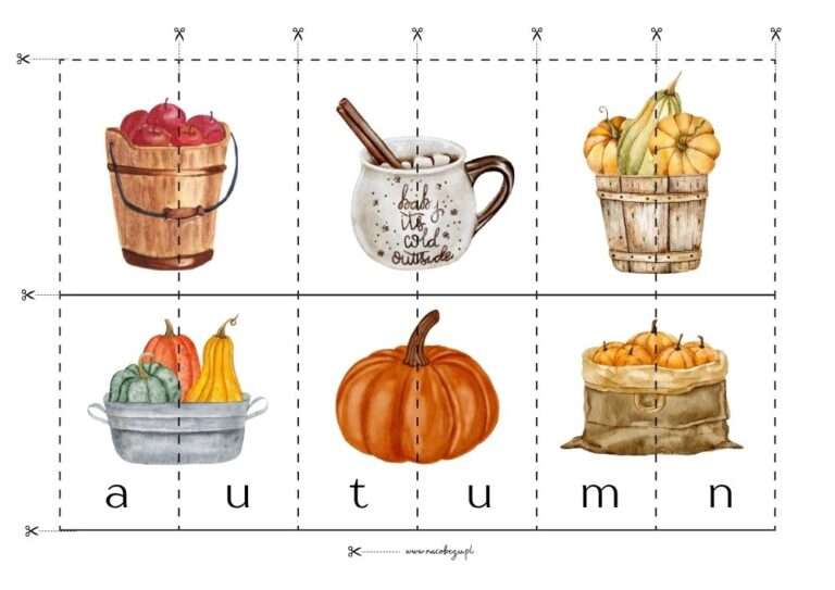 autumn puzzles for kids
