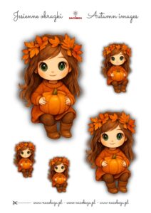 Obrazki jesienne do druku